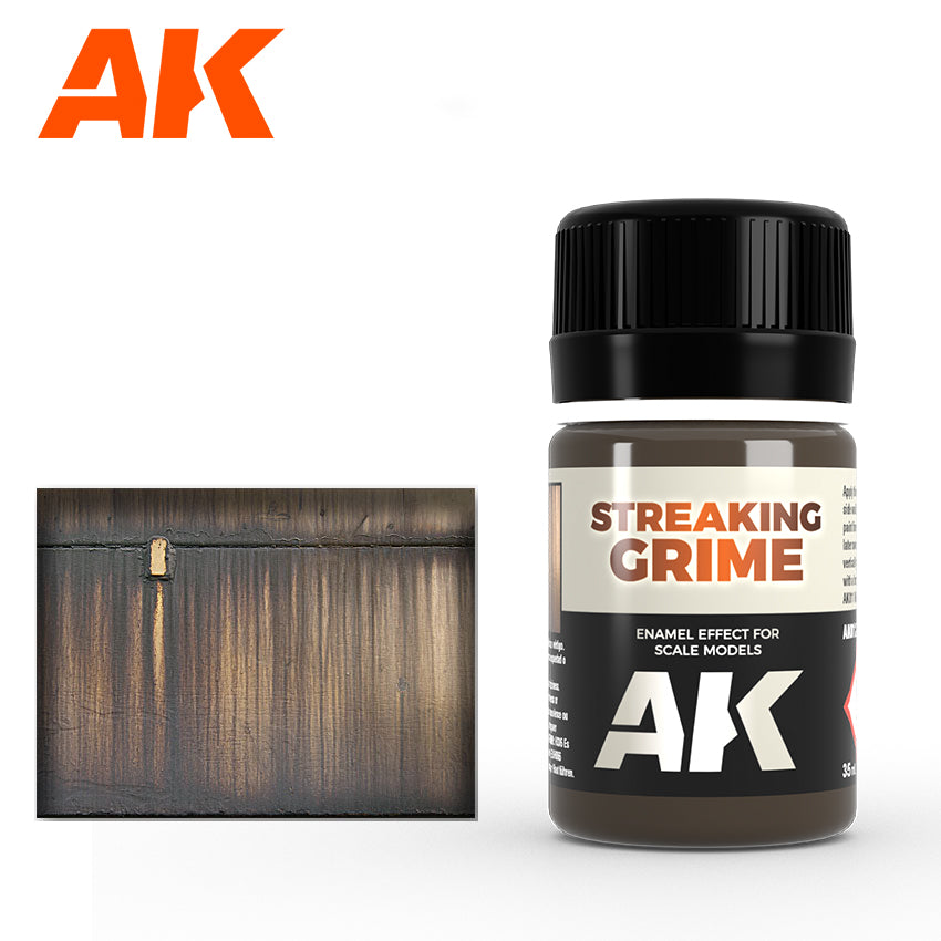 AK Interactive Streaking Grime efekto dažai, 35 ml – Art Spices